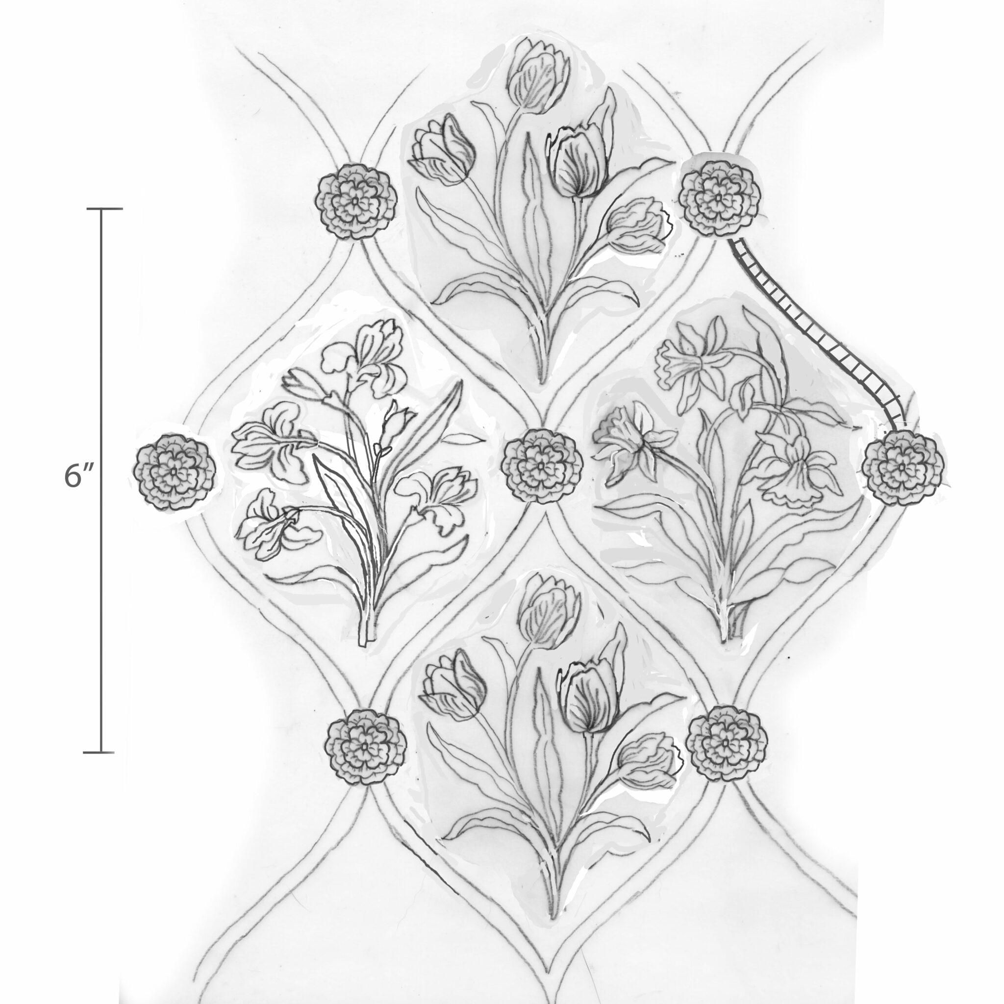 Empress Gardens: The Making of Our Elegant Floral Print - Saffron Marigold